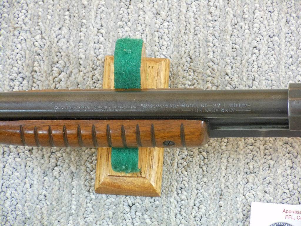 Winchester Model 61 Early Counter Bored 22 Shotgun With Matted Receiver ...