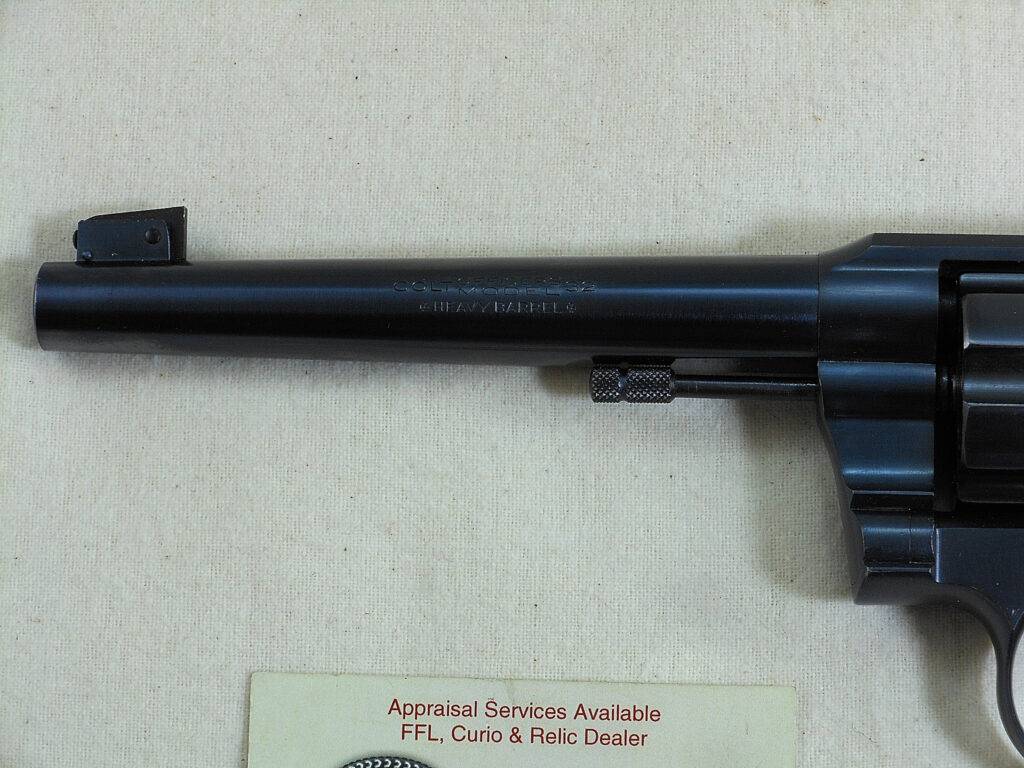 Colt Officers Model Target Revolver In Rare 32 Colt New Police In New ...