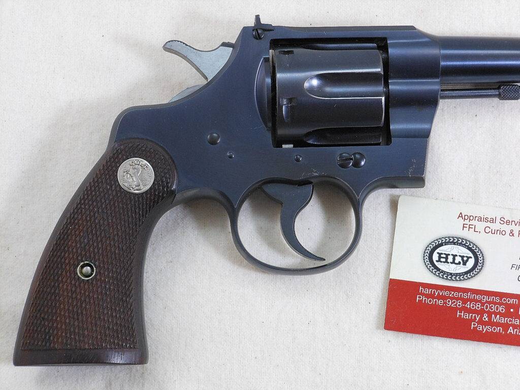 Colt Officers Model Target Revolver In Rare 32 Colt New Police In New ...